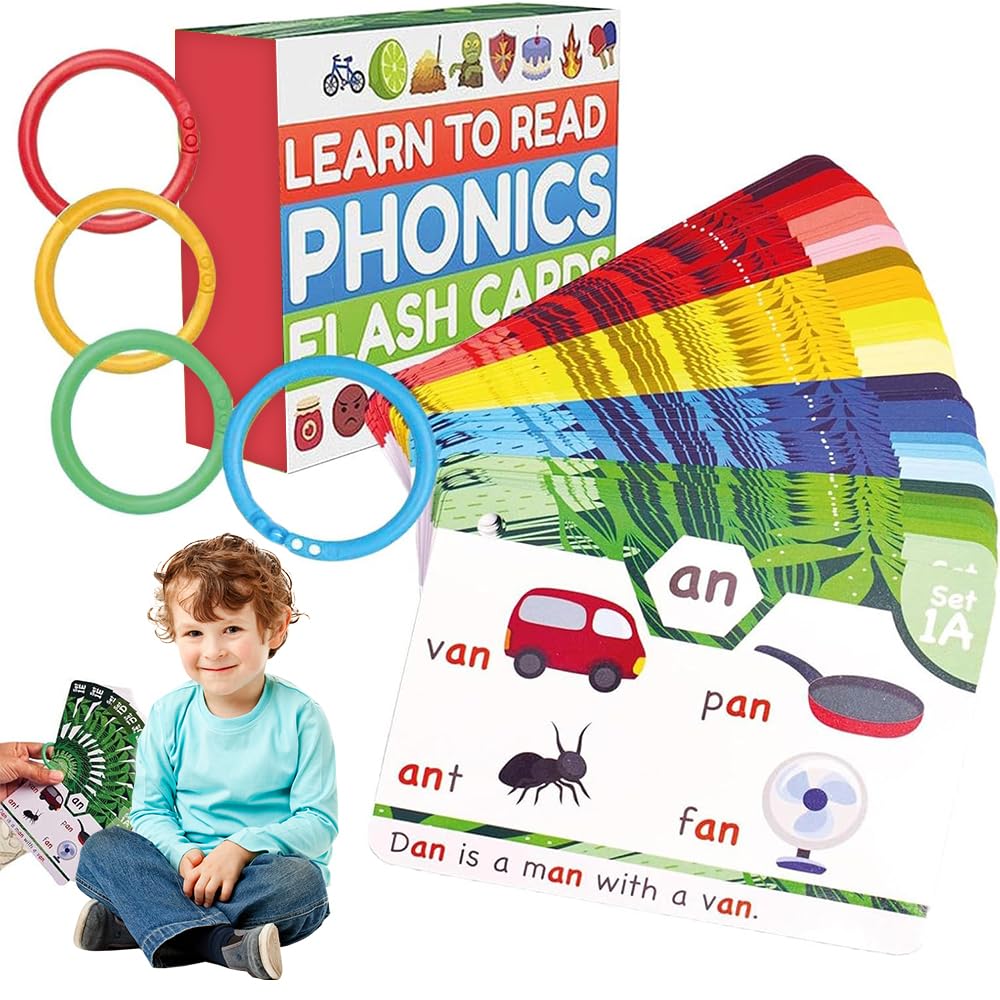 Phonics Flash Cards Cvc Word Games For Kindergarten Learn To | Desertcart GB