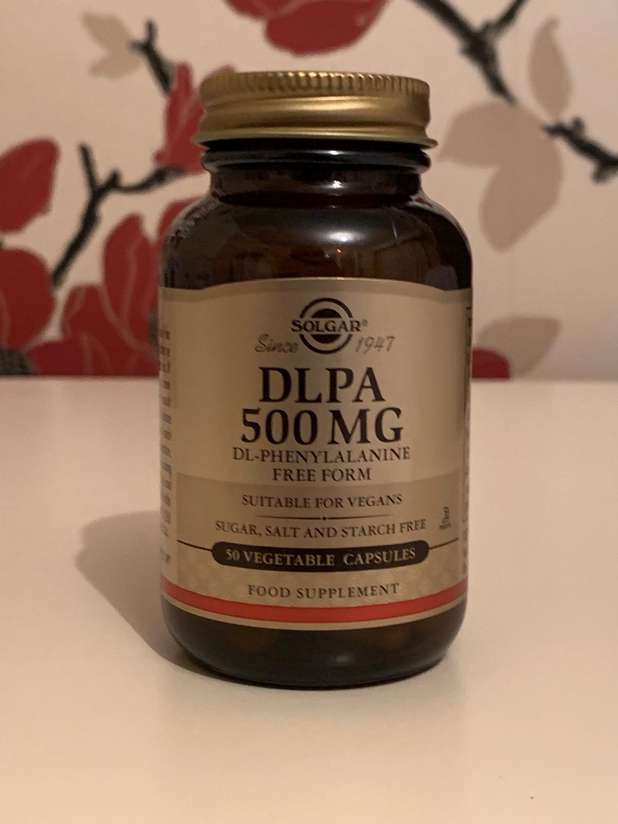 Solgar DLPA 500 mg (DL-Phenylalanine) Vegetable Capsules - Pack of 50 ...