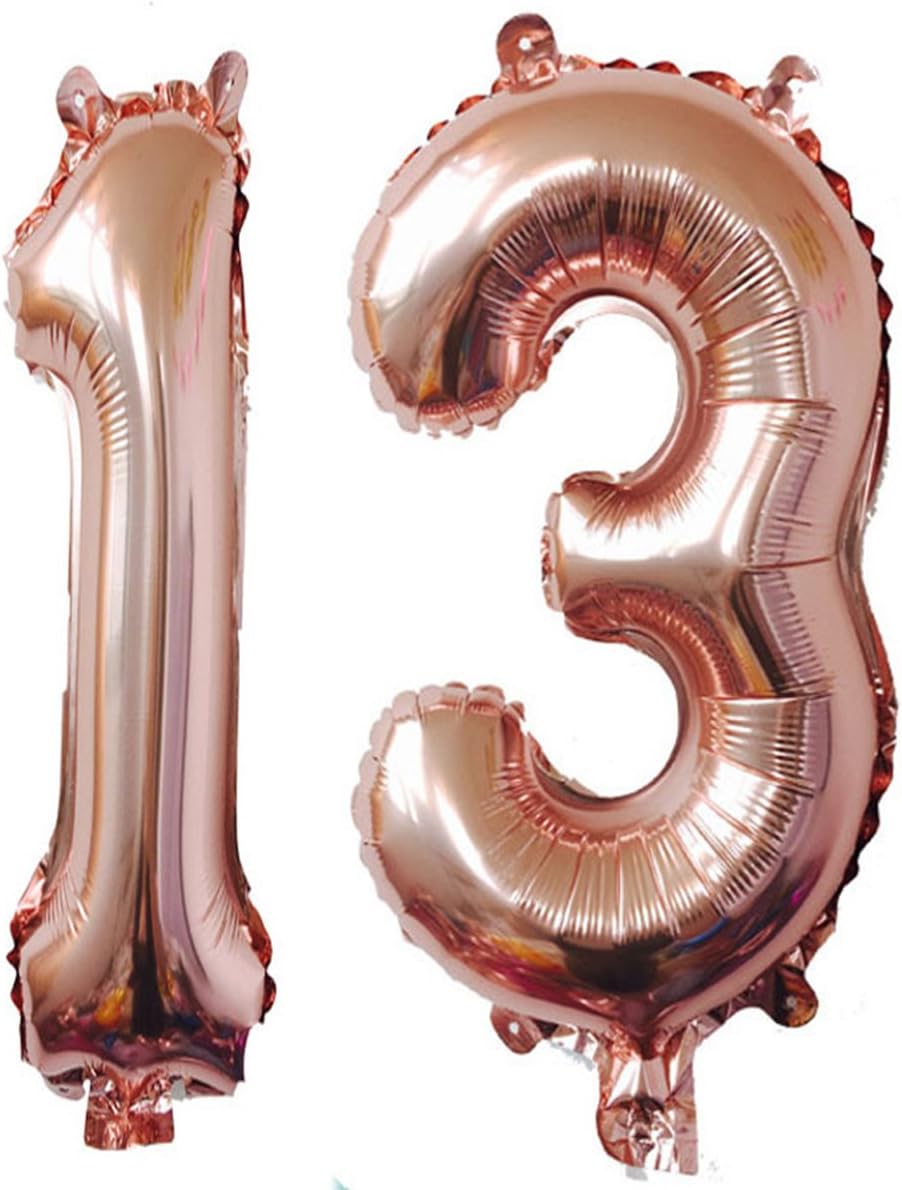 Amazon.com: 40inch Red Foil 15 Helium Jumbo Digital Number Balloons ...
