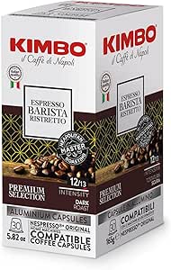 KIMBO - Café Espresso Barista Ristretto - Capsules - Café Italien ...