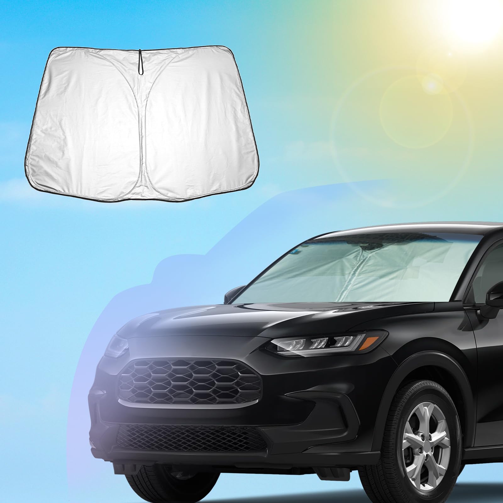 Snapklik.com : For 2023-2025 Honda HRV Windshield Sunshade 2023 2024 ...