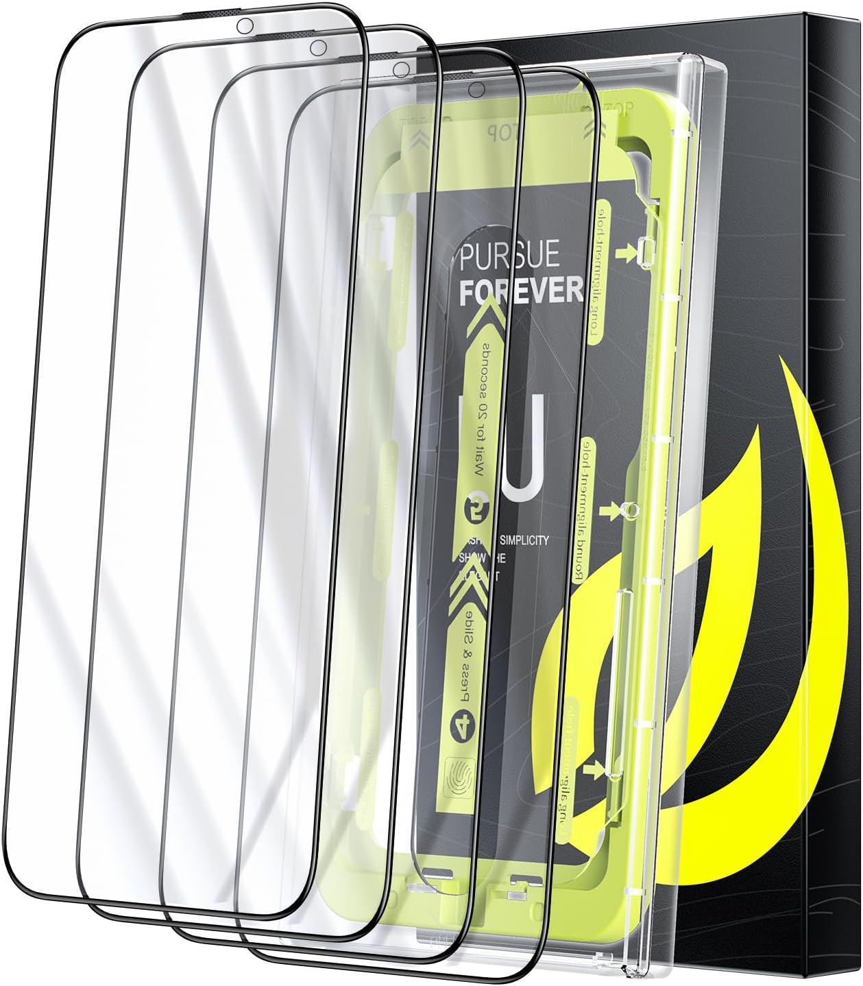 Amazon.com: WSKEN for iPhone 15 Pro Max Privacy Screen Protector [Auto ...