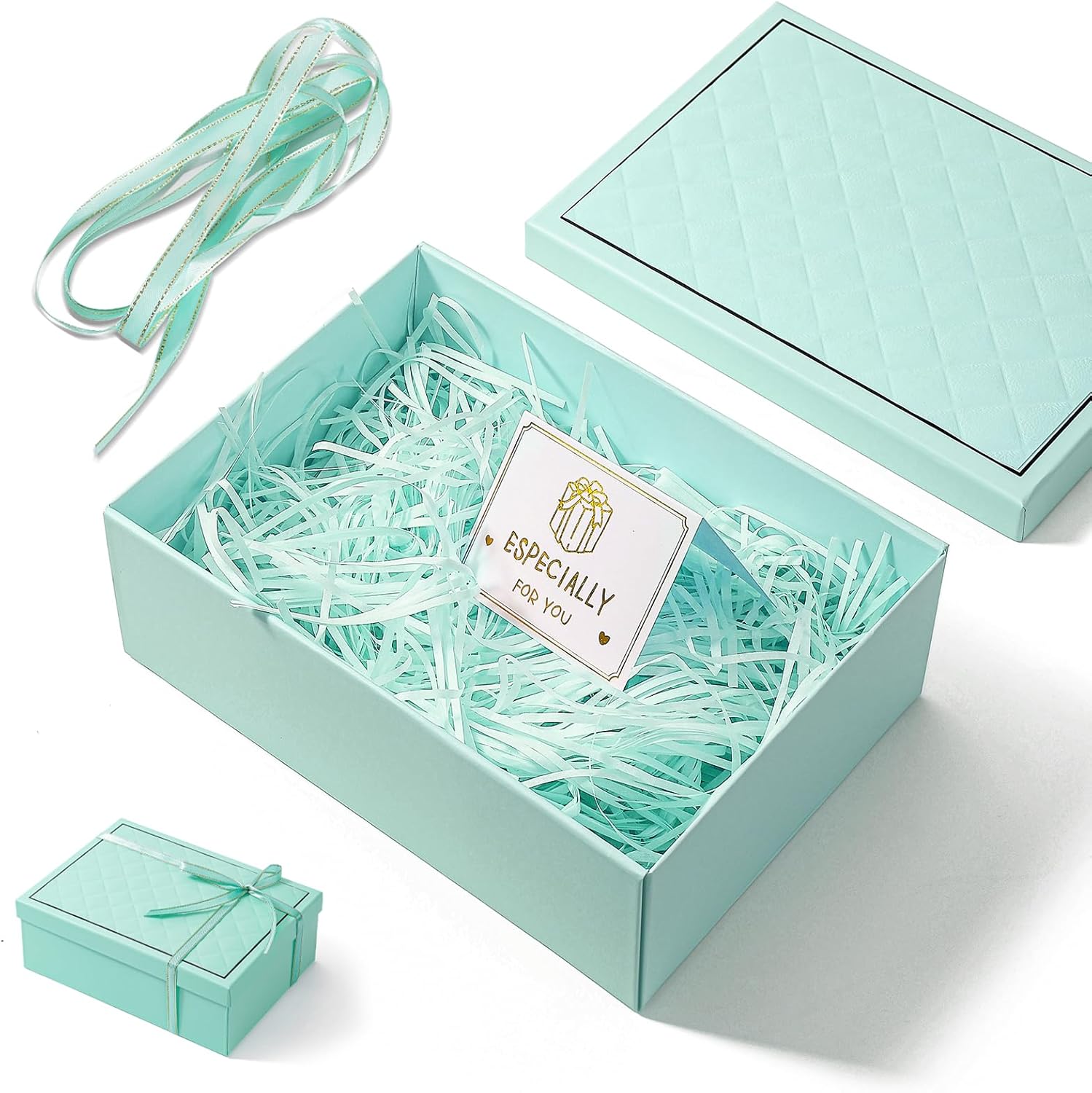 Amazon.com: Lainlight Gift Boxes with Lids for Present 9.84 * 7.08 * 3. ...