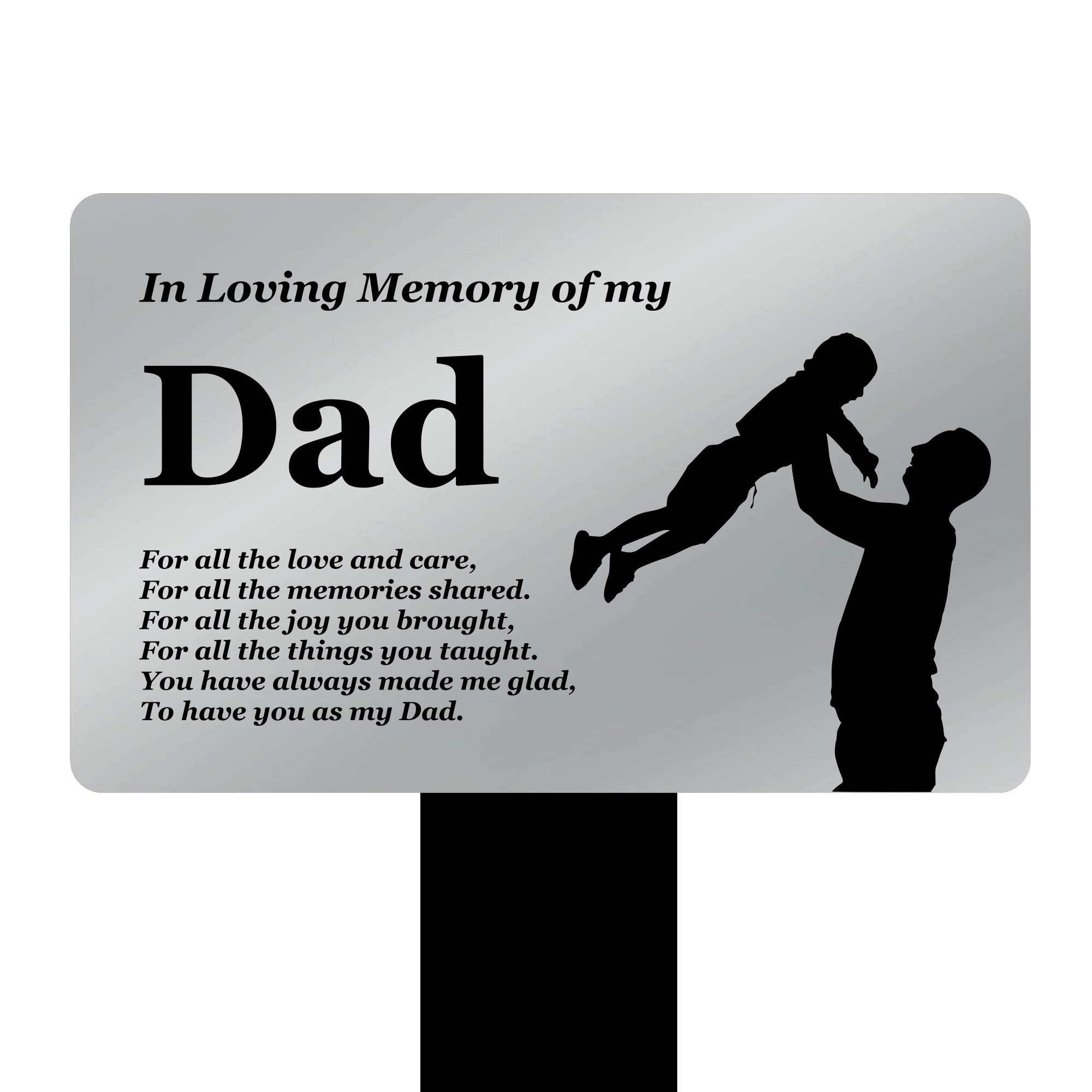 Buy OriginDesigned in Loving Memory of My Dad - Engraved Memorial Stake ...
