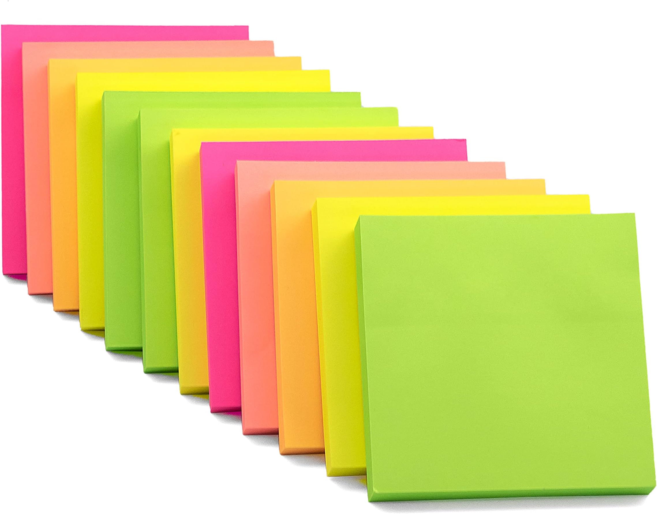 Snopake 76 x 76 mm Yellow Sticky Notes [Pack of 12, 100 Sheets per Pad ...