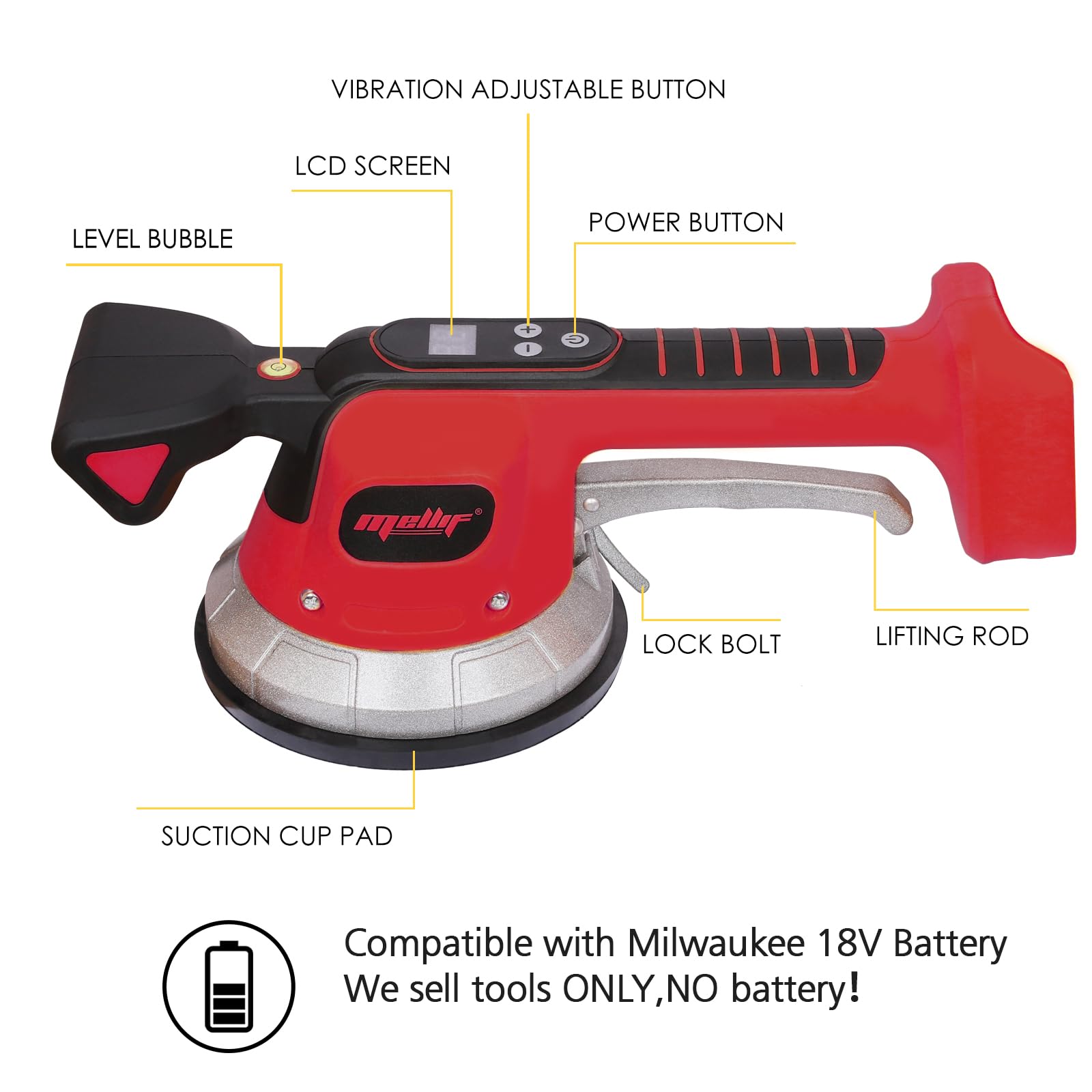 Snapklik.com : Tile Vibration Leveling Machine, Mellif Tiler Vibrator ...