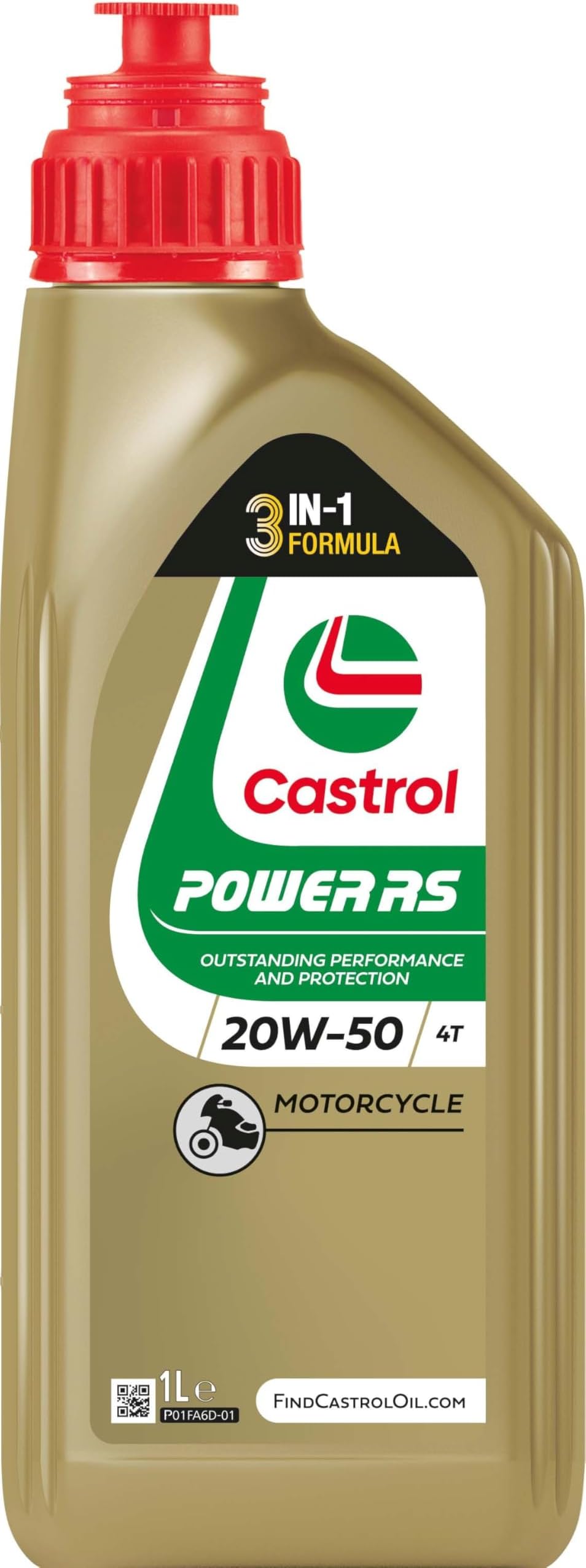 Castrol Oil Power RS 4T (4-stroke) 20W-50 1-litre : Amazon.co.uk ...