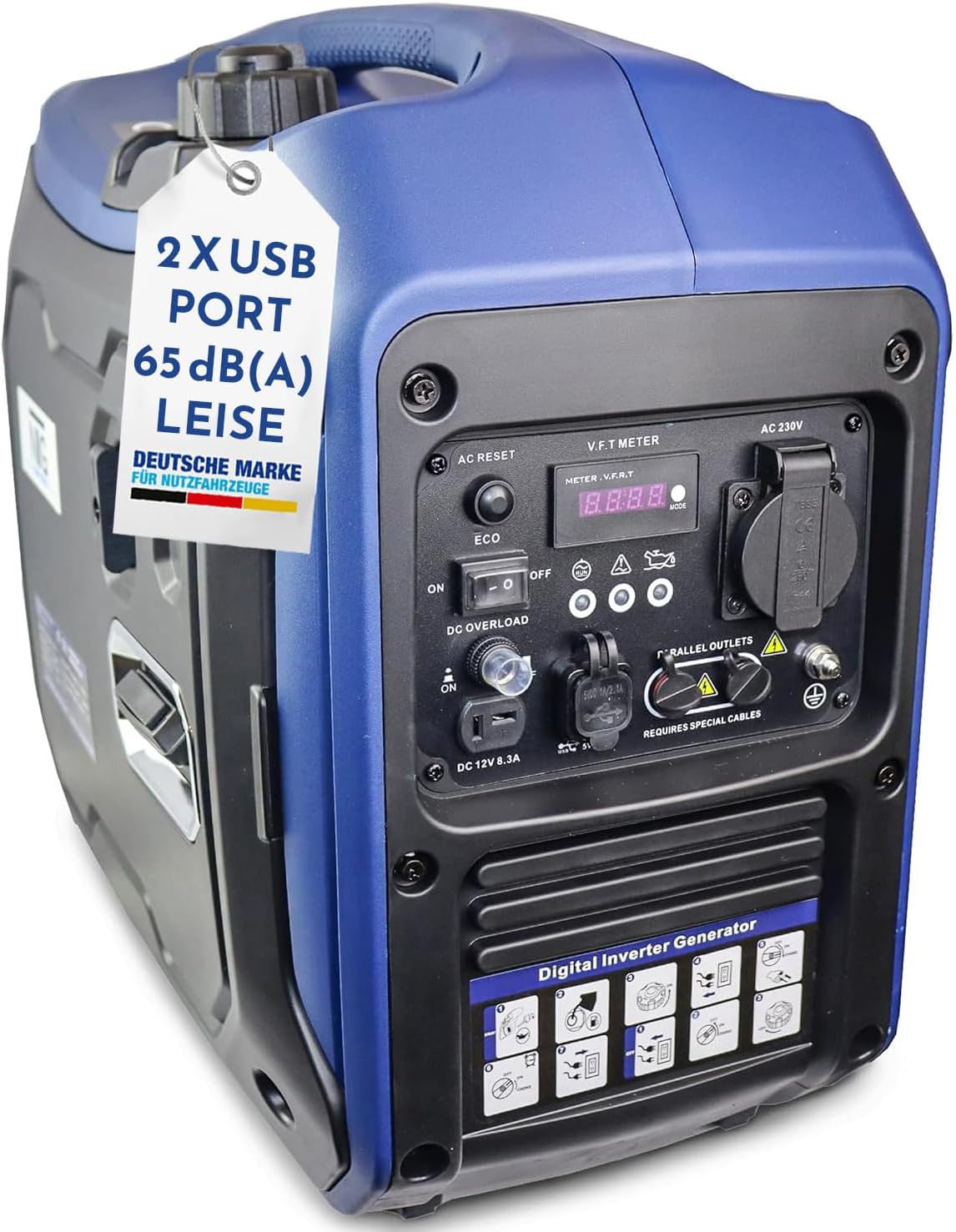 Scheppach Inverter Benzin Stromerzeuger SG2500i Stromgenerator ...