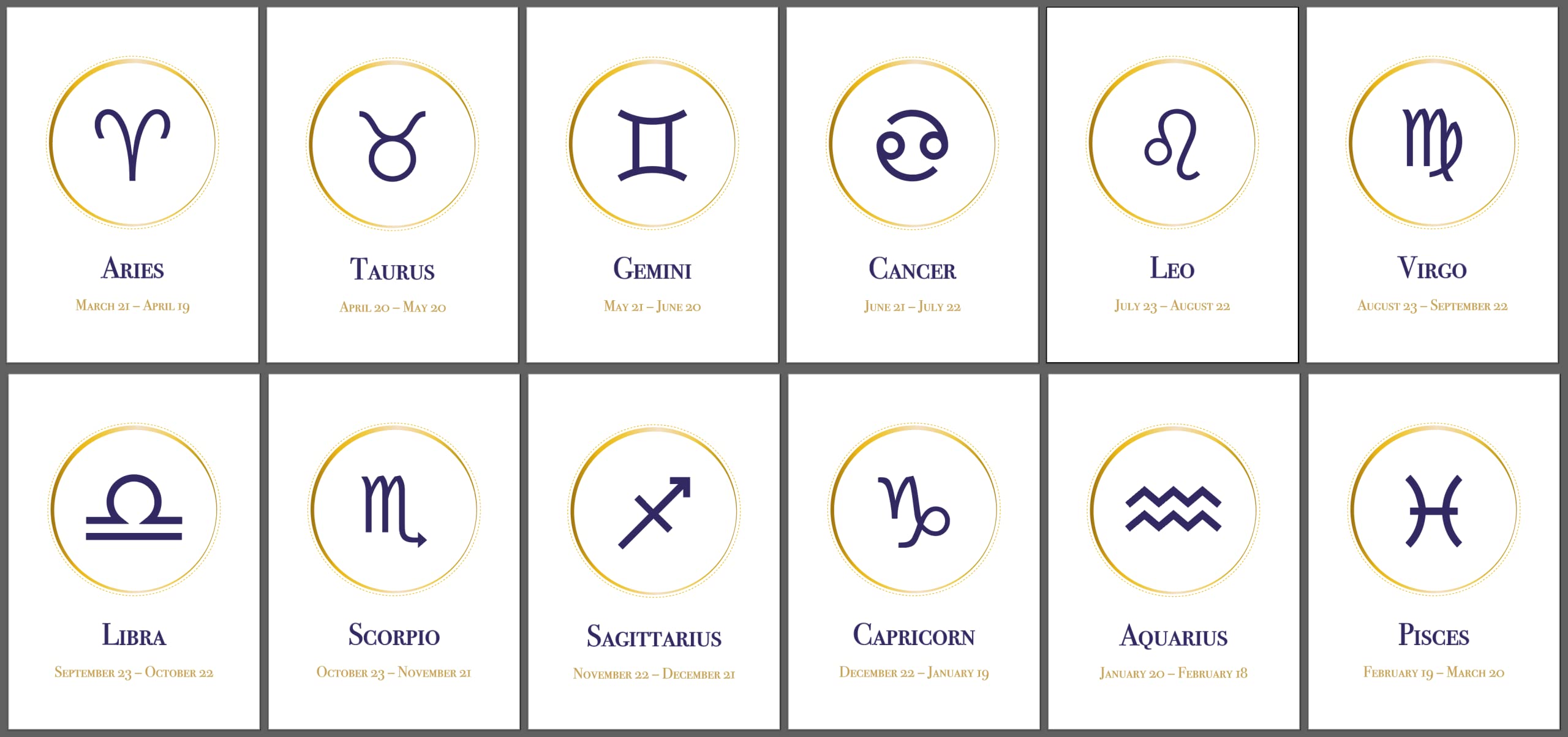 What are all the zodiacs in order 60 photos - Astrologytoyou.com