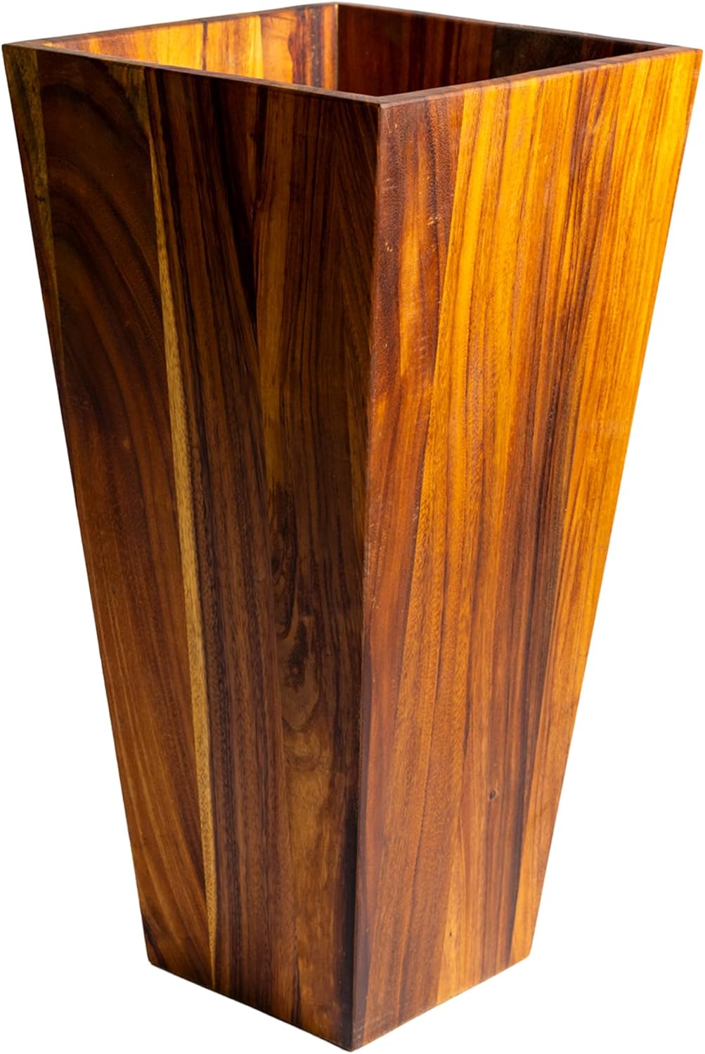 Amazon.com : Genérico Parota Wood Plant Pot 80 cm x 40 cm x 40 cm for ...