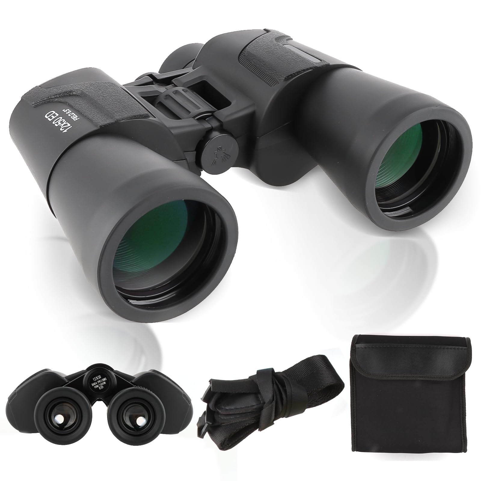 Snapklik.com : FOCUHUNTER 12x50 ED Binoculars, High Powered Binocular