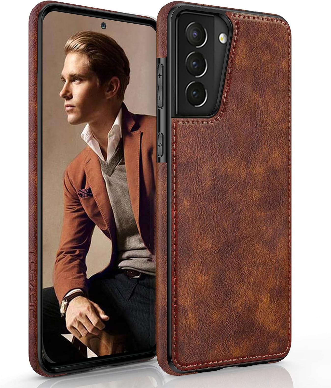 Amazon.com: LOHASIC for Galaxy S21 Plus Case 5G, Premium Leather Luxury ...