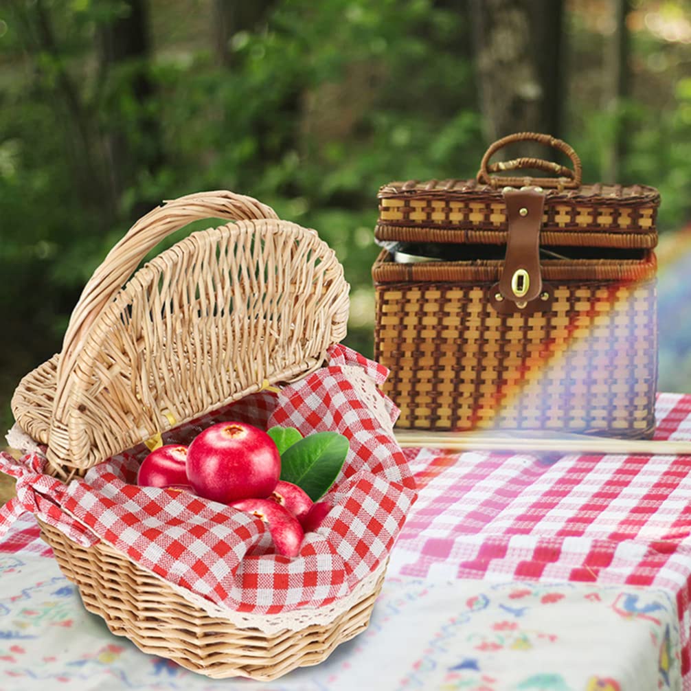 Cestino Da Picnic Clipart Cestino Da Picnic Con Vino E Cibo Sfondo