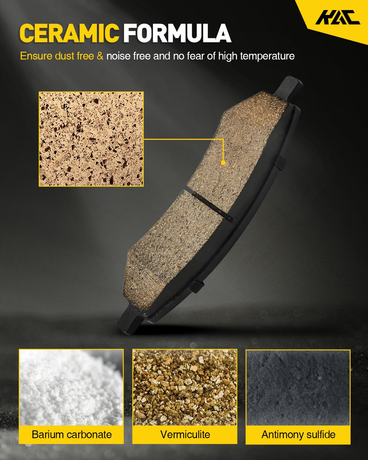 55133 D1194 Rear Brake Kits Brake Rotors and Brake Pads Set for Sierra ...