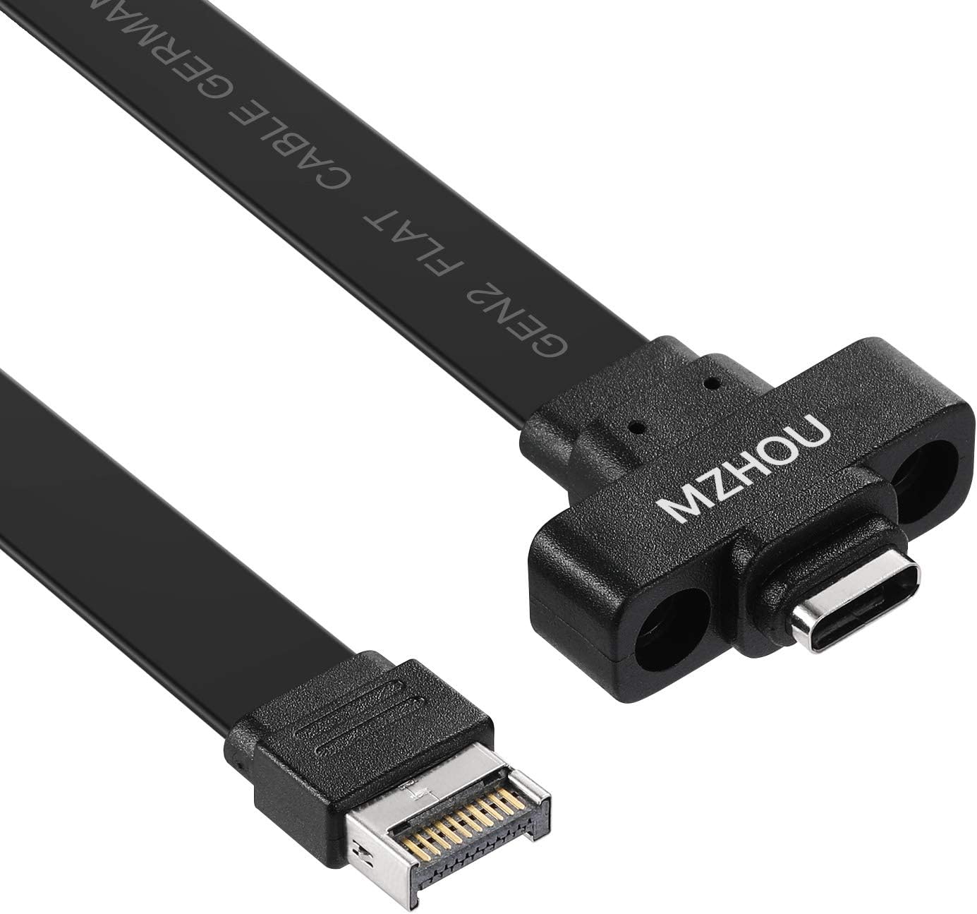 GRAUGEAR 20Gbit/s USB-C Mainboard-Erweiterung, A-Key auf USB C Adapter ...