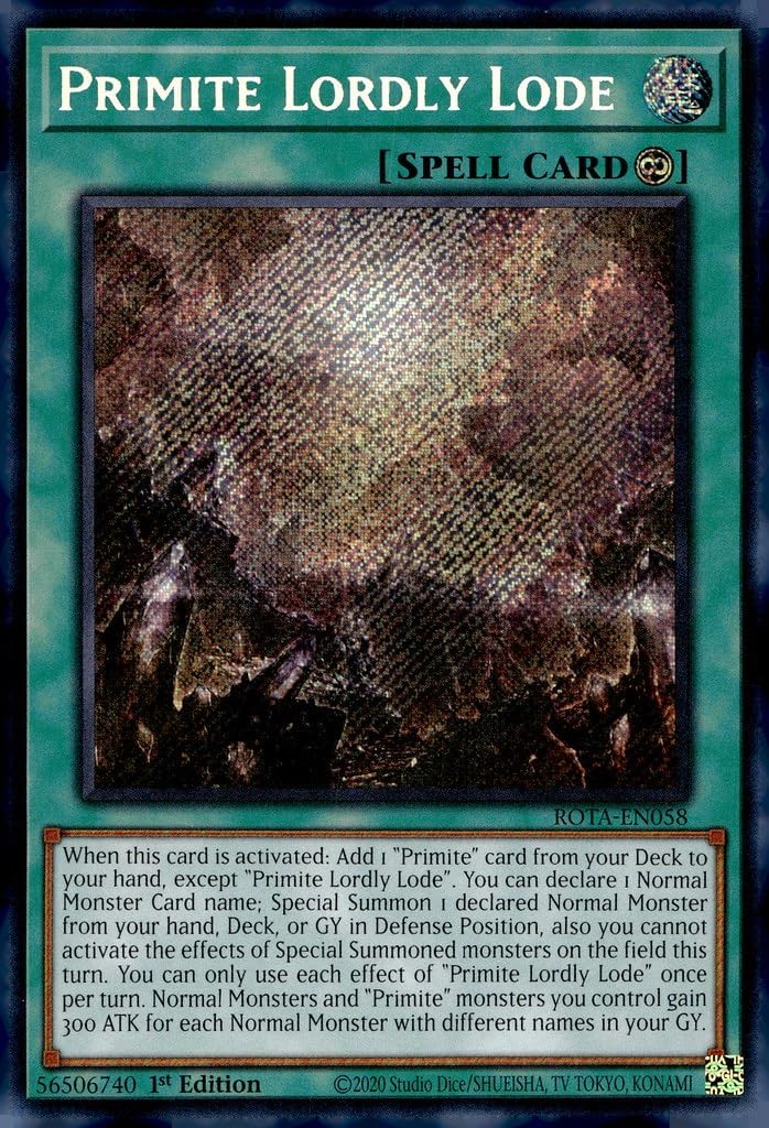 Amazon.com: Primite Lordly Lode - ROTA-EN058 - Secret Rare - 1st ...