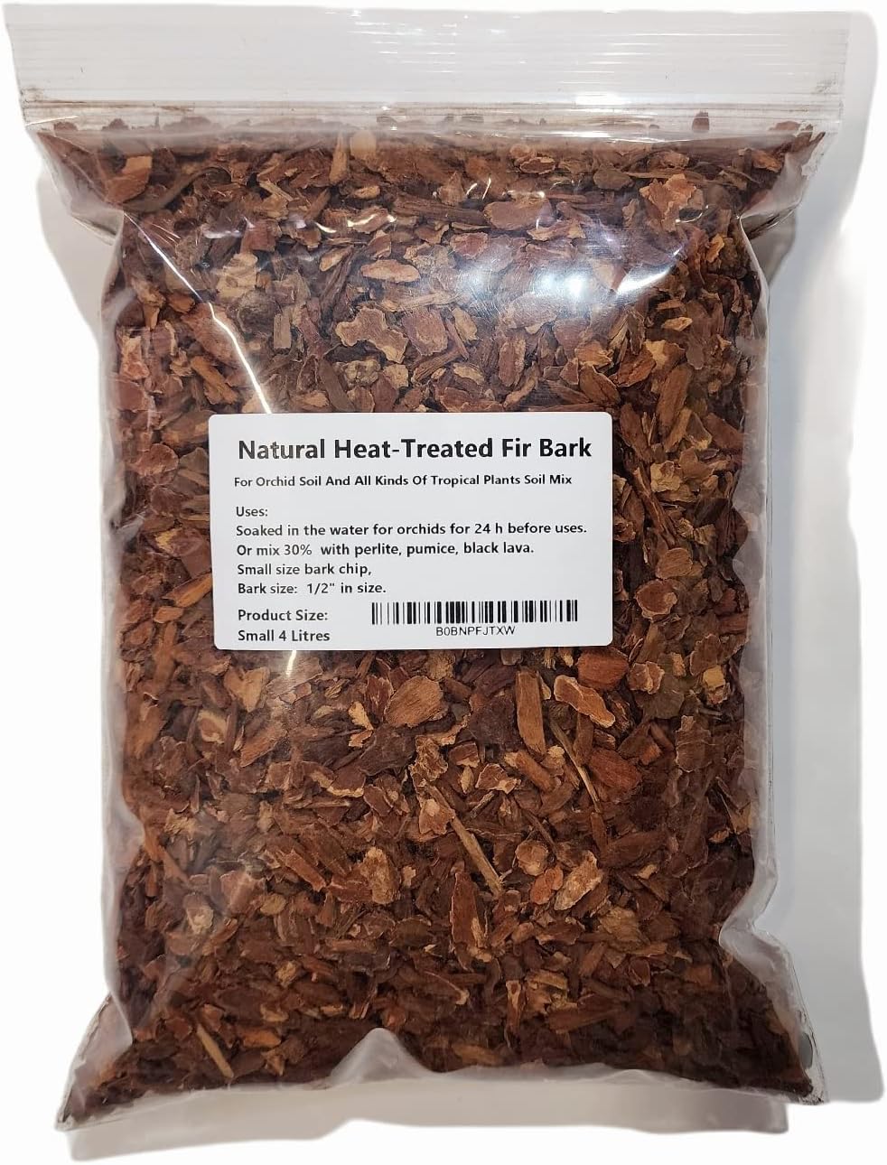 M.M BASICS Orchid Bark/Fine Bark- Natural Heat-Treated Small Fir Bark ...