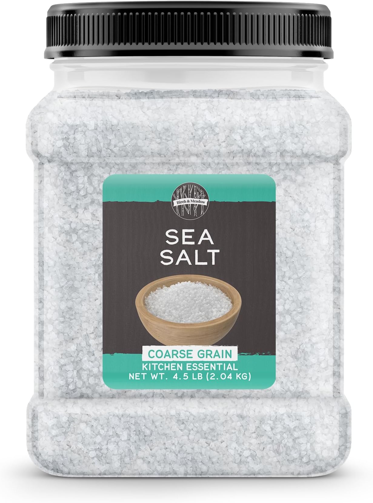 Amazon.com : Birch & Meadow Coarse Grain Sea Salt, 4.5 lb, Kitchen ...