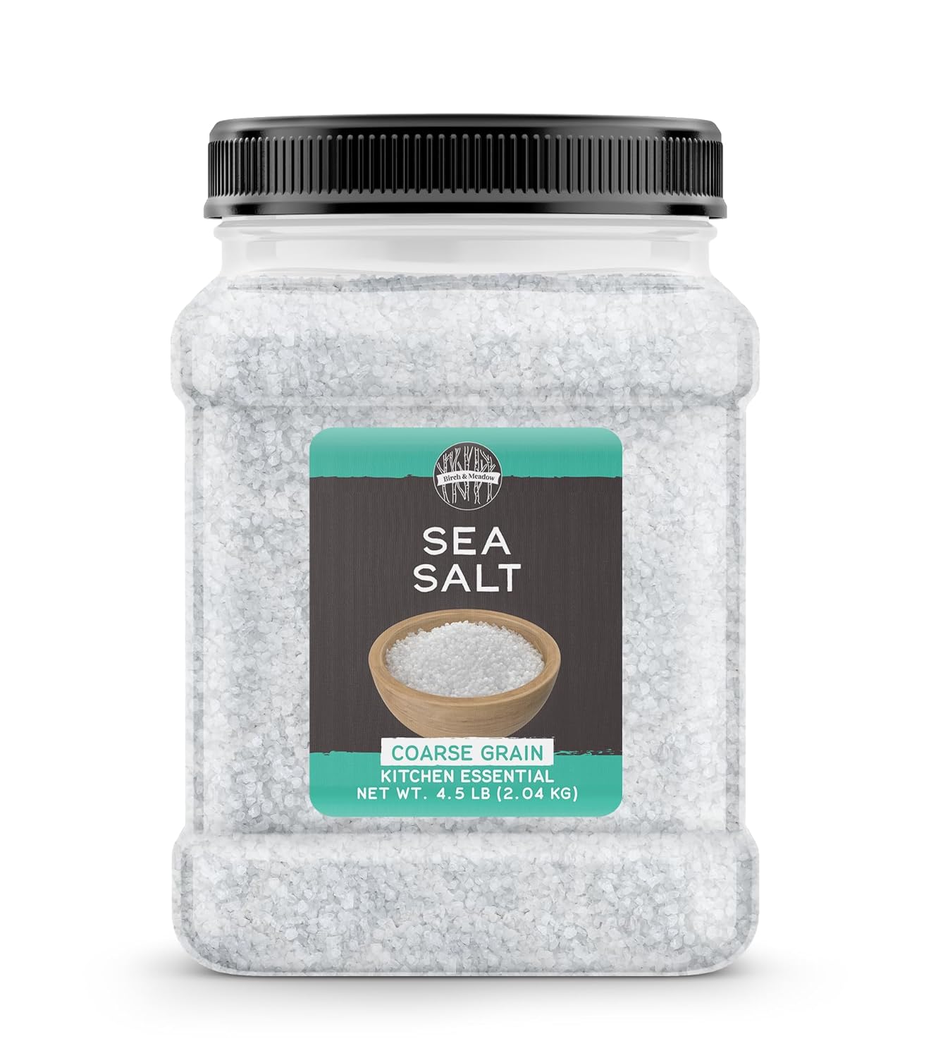 Amazon.com : Birch & Meadow Coarse Grain Sea Salt, 4.5 lb, Kitchen ...