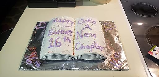 Amazon.com: Plum Garden 3D Book Shape Cake Baking Mold, Cake Mold for ...