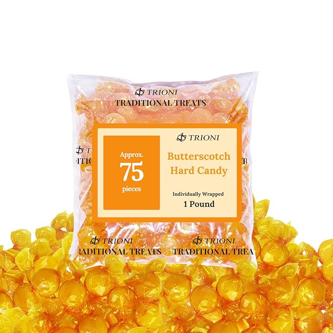 Amazon.com: Butterscotch Disc Hard Candy - 1 pound of Butterscotch ...