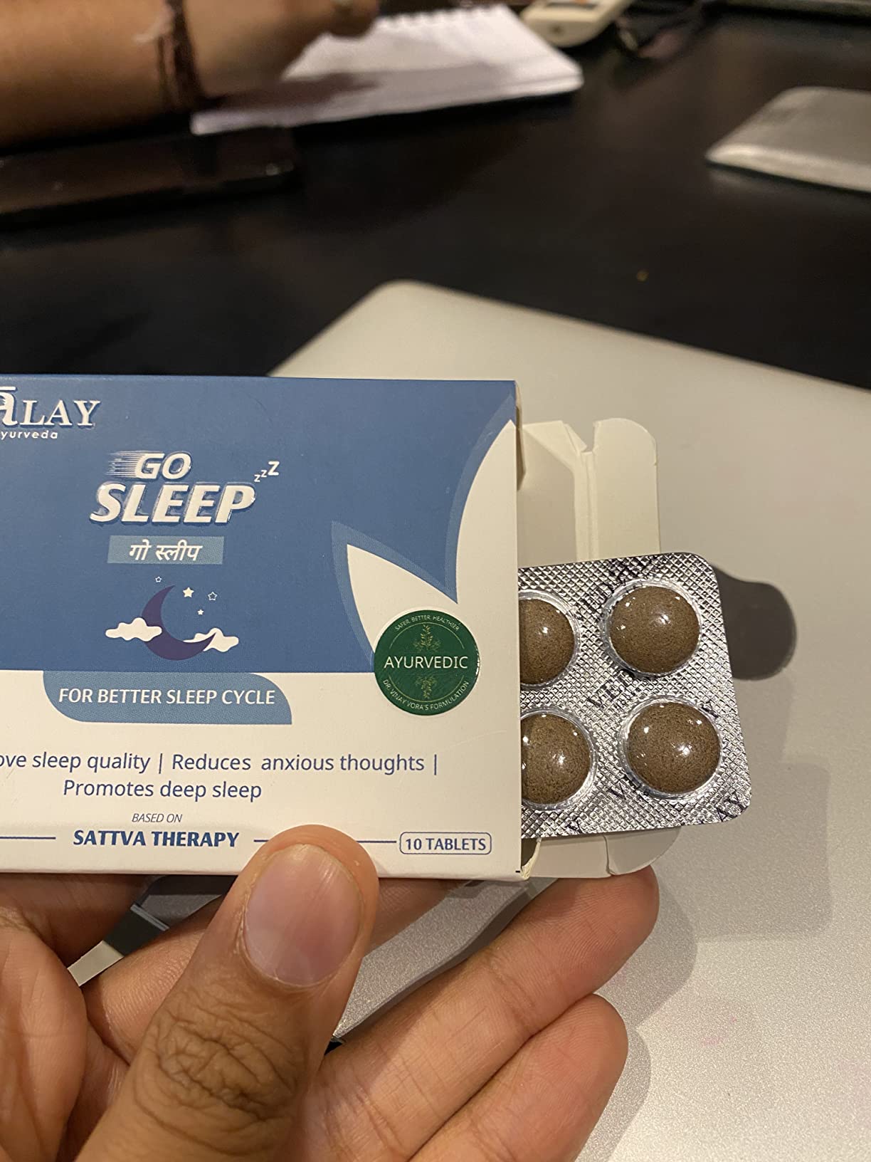 Vedalay GoSleep Ayurvedic Tablets | For Sleep Support & Regulating ...