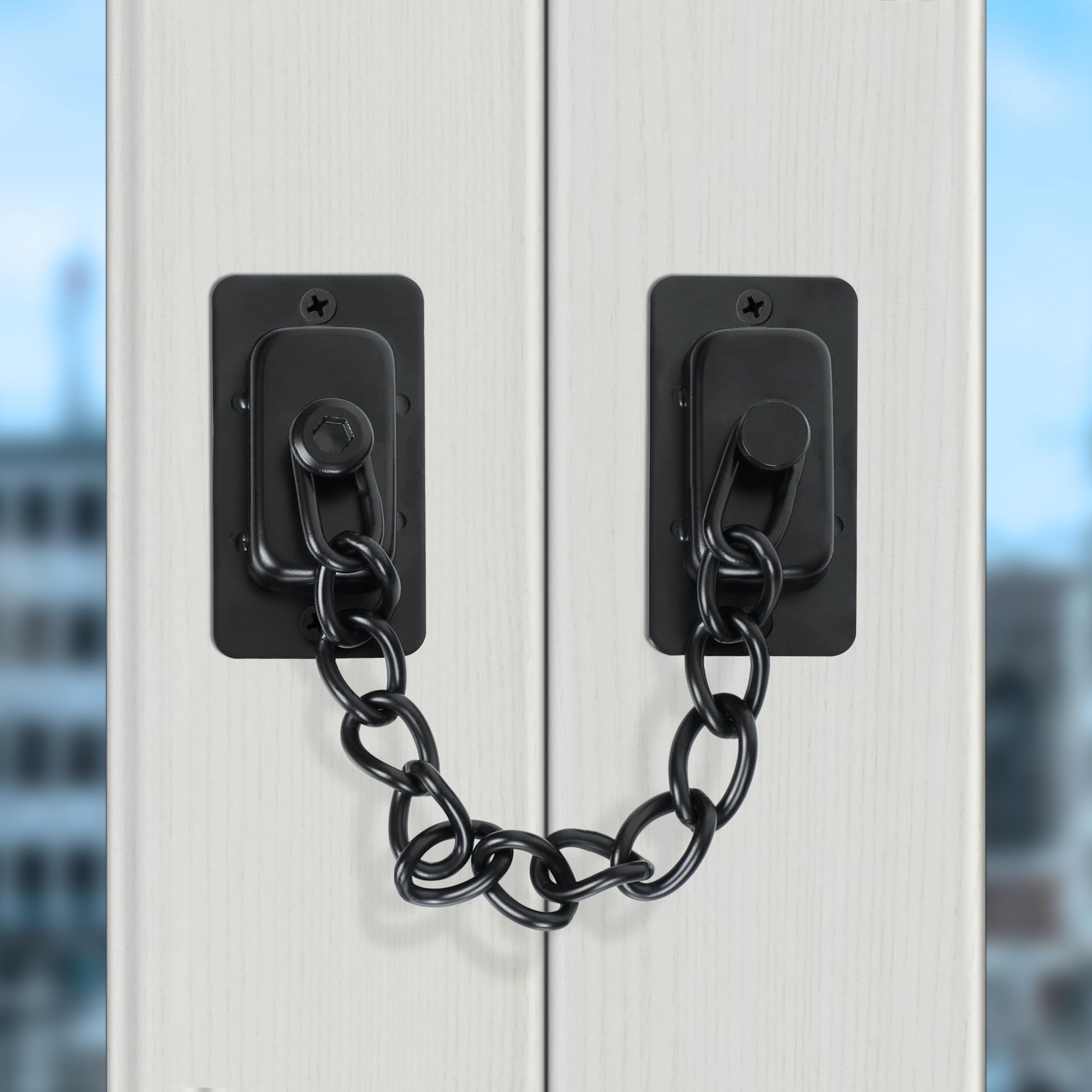 Snapklik.com : Window Chain Lock, Stainless Steel Guard Door Restrictor ...