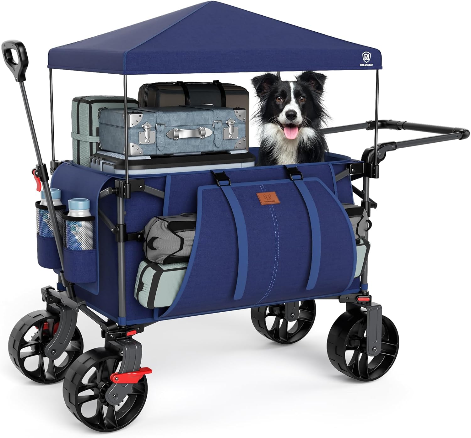 EVER ADVANCED 225L Festival Trolley on Wheels with Removable Canopy ...