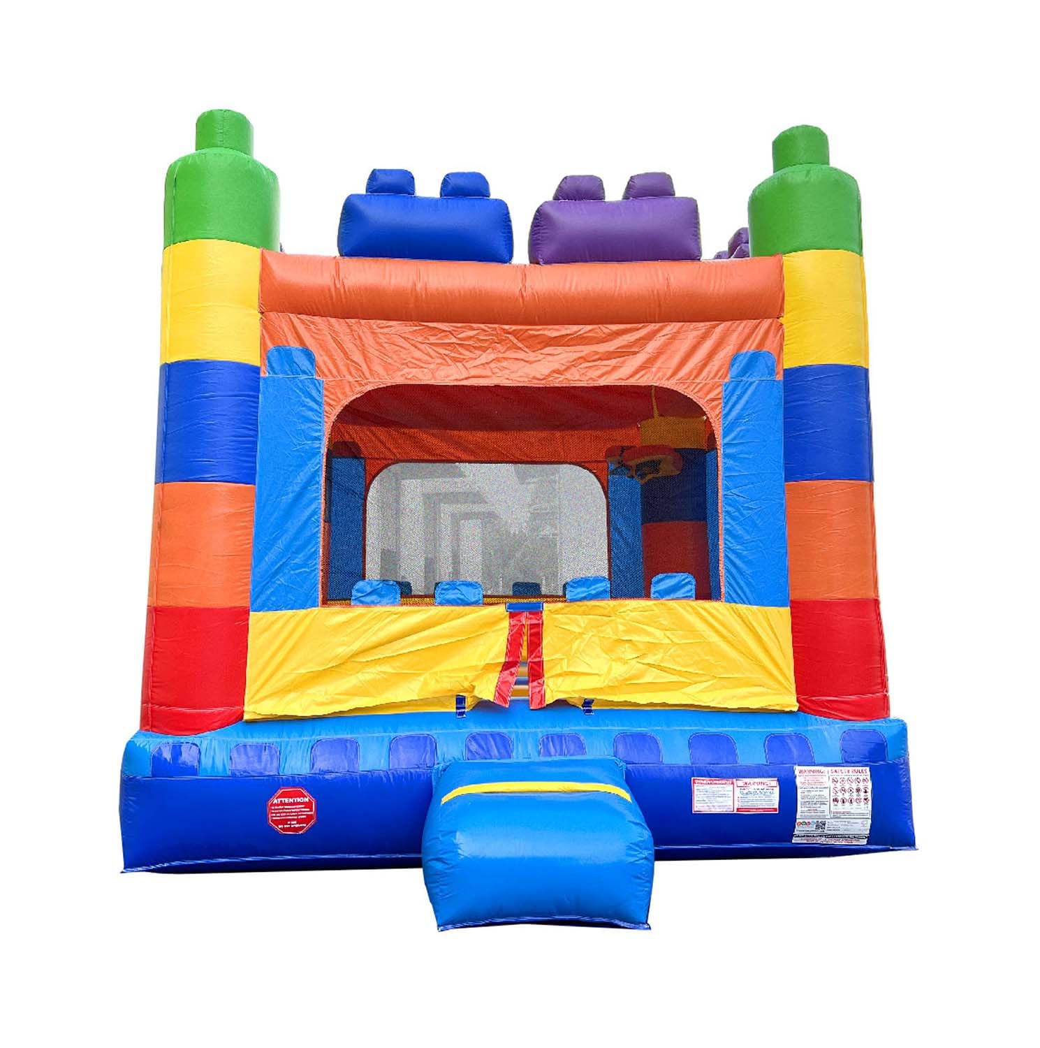 Crossover Building Blocks Inflatable Bounce House Bouncy Jump Castle ...