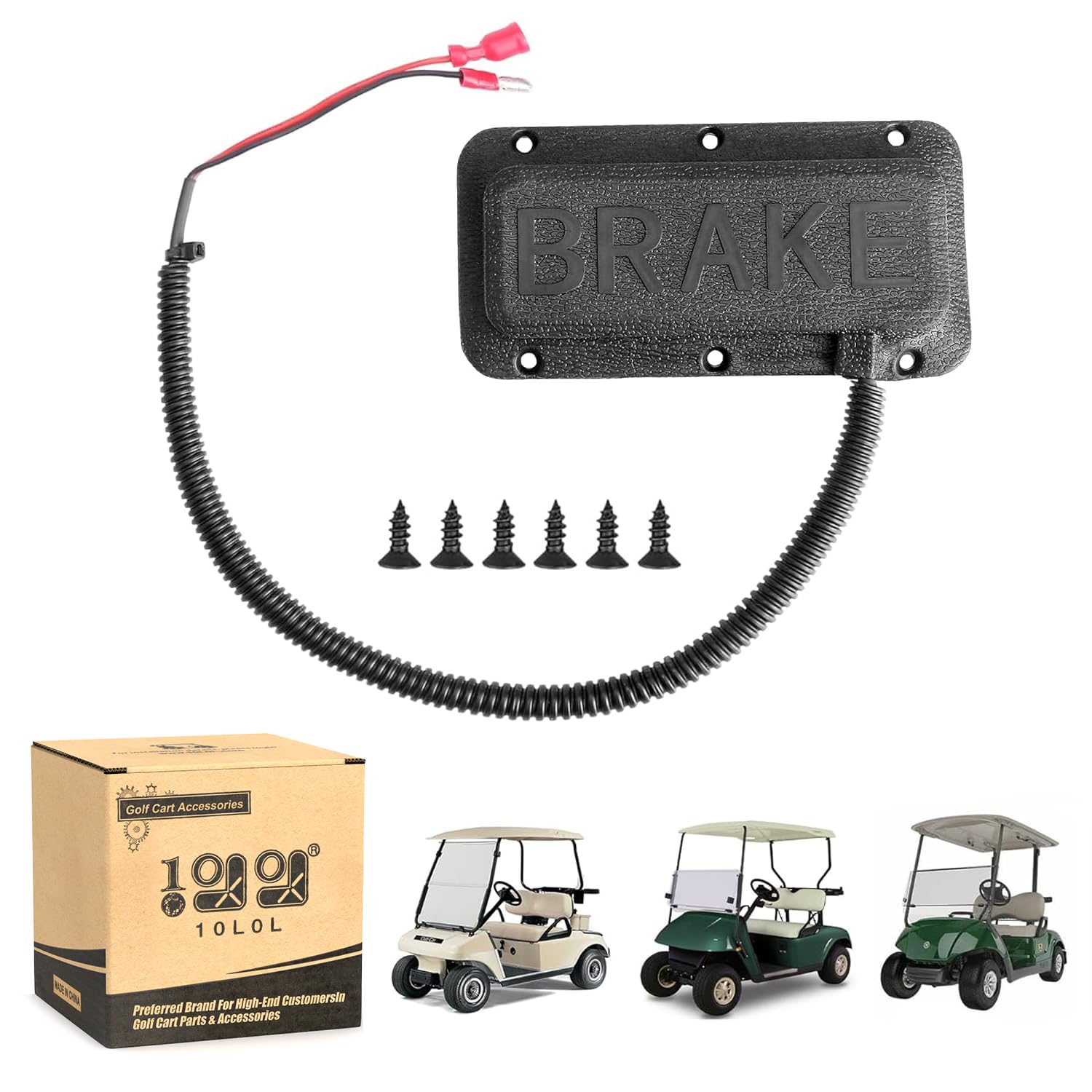 Snapklik.com : 10L0L Universal Golf Cart Brake Light Pad Switch For Yamaha