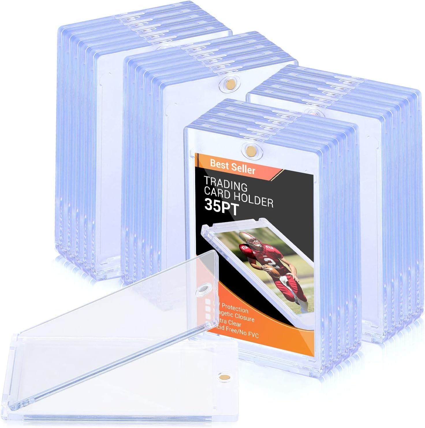 Vault X Magnetic Card Holders 75pt for Trading Cards, One Touch Hard ...