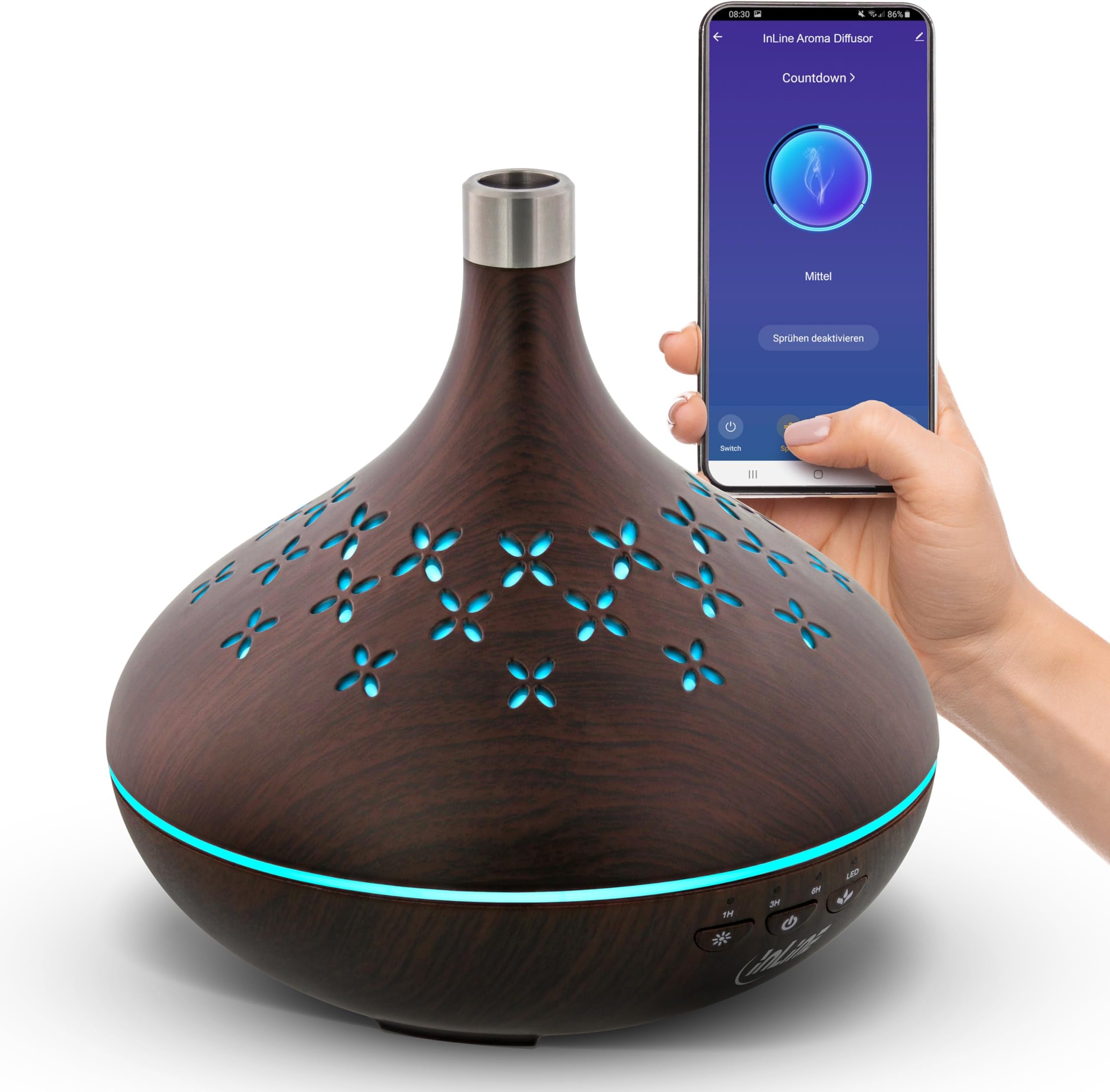 Dadson 500ml Aroma Diffuser für Duftöle, Luftbefeuchter, Raumbefeuchter ...