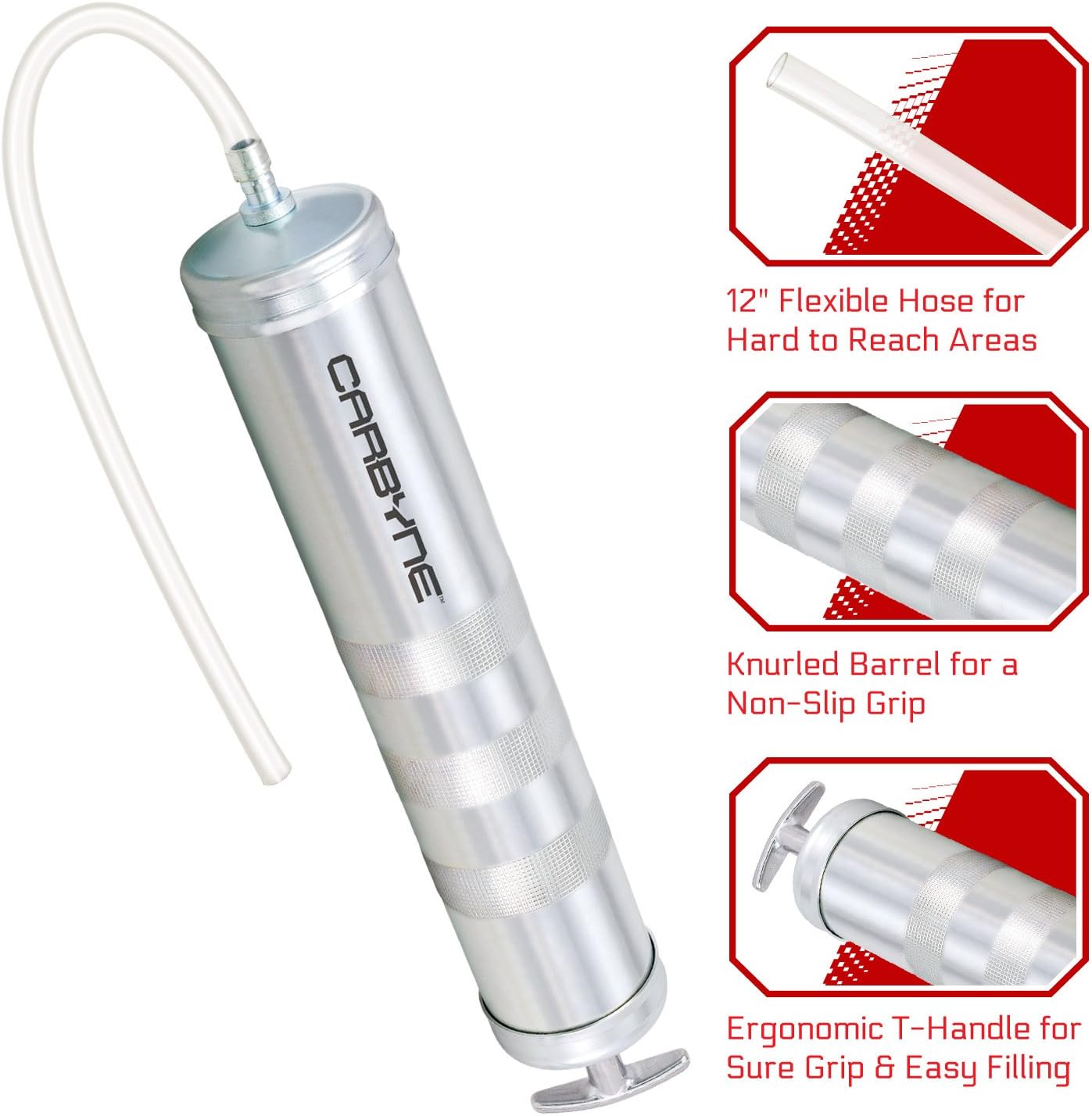 Carbyne Heavy Duty Professional Quality Suction Gun, Grease Guns ...