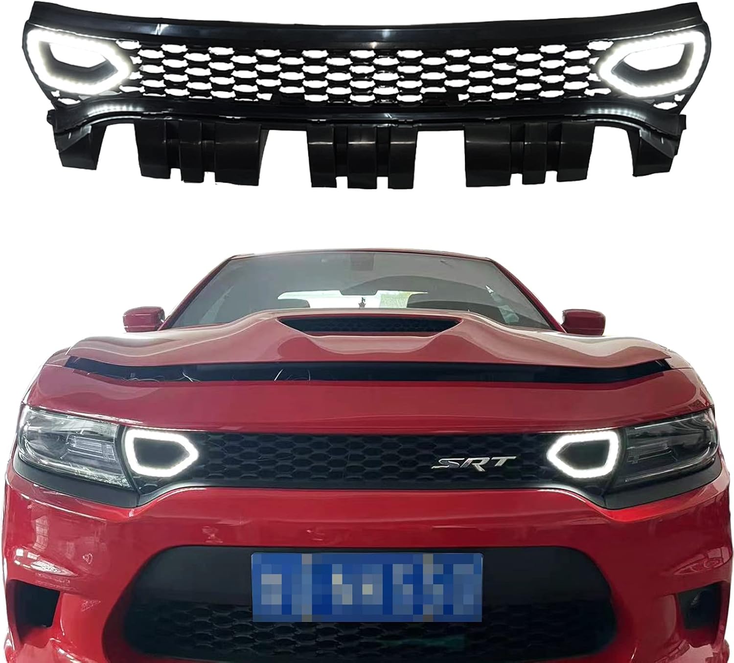 Front Grille Replacement for 2015-2022 Dodge Charger SRT/Scat Pack ...