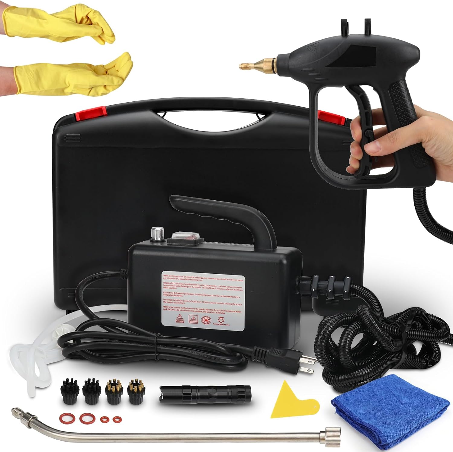 Amazon.com - High Pressure Steam Cleaner, 1700W Handheld High ...