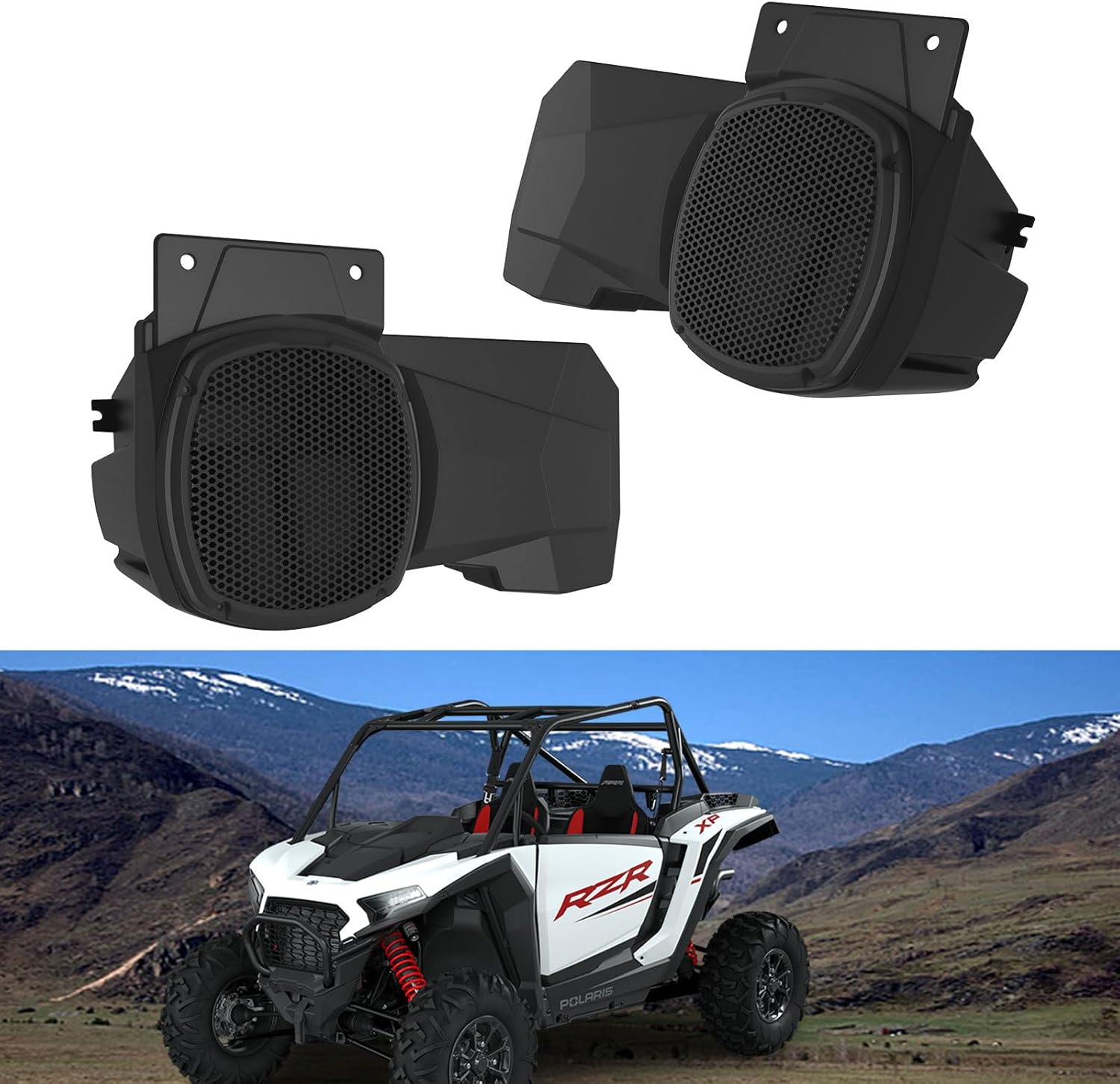 Amazon.com: LitMiRaCle Sport Speaker Enclosures for Polaris RZR XP 1000 ...