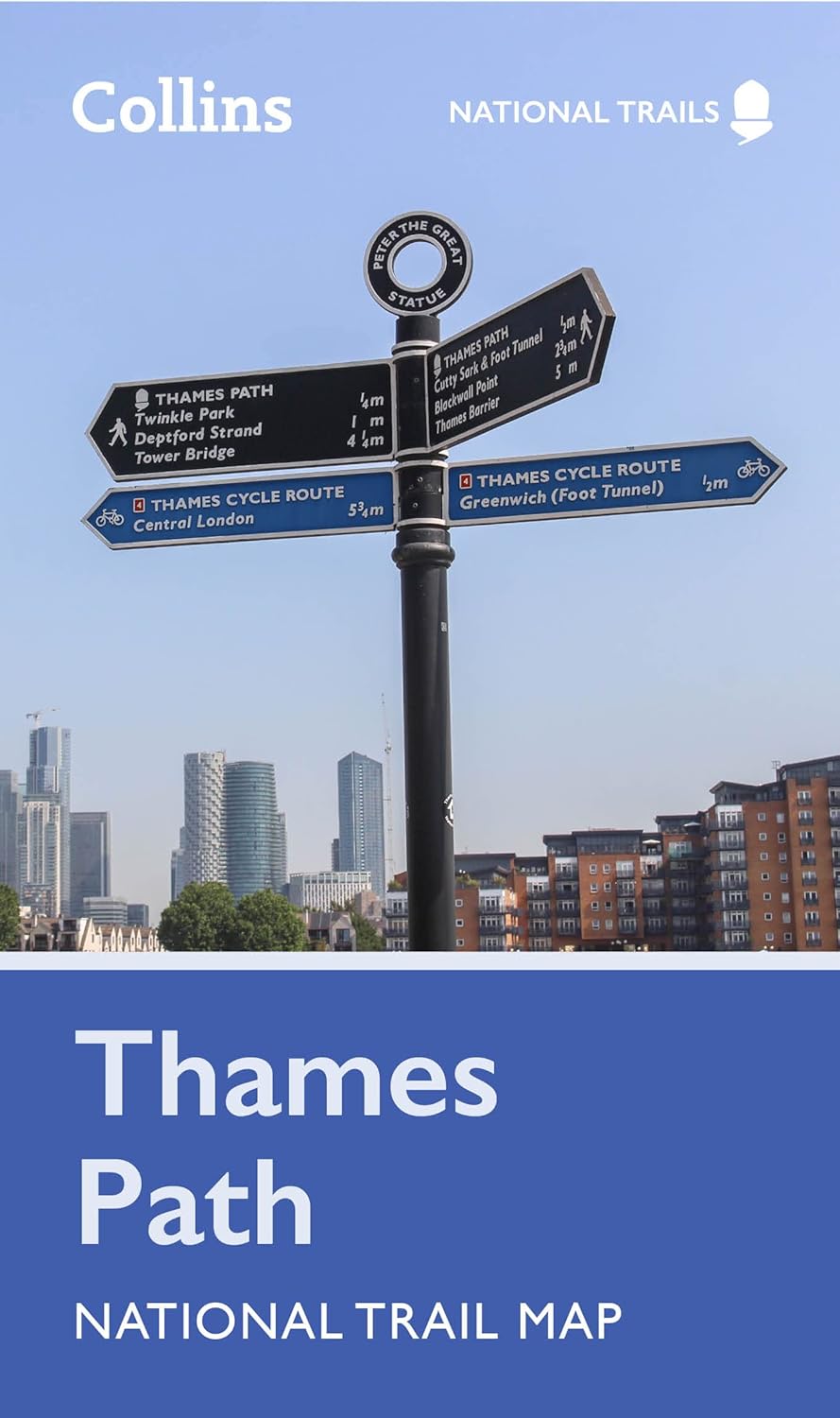 Thames Path National Trail Map : Collins Maps: Amazon.co.uk: Books