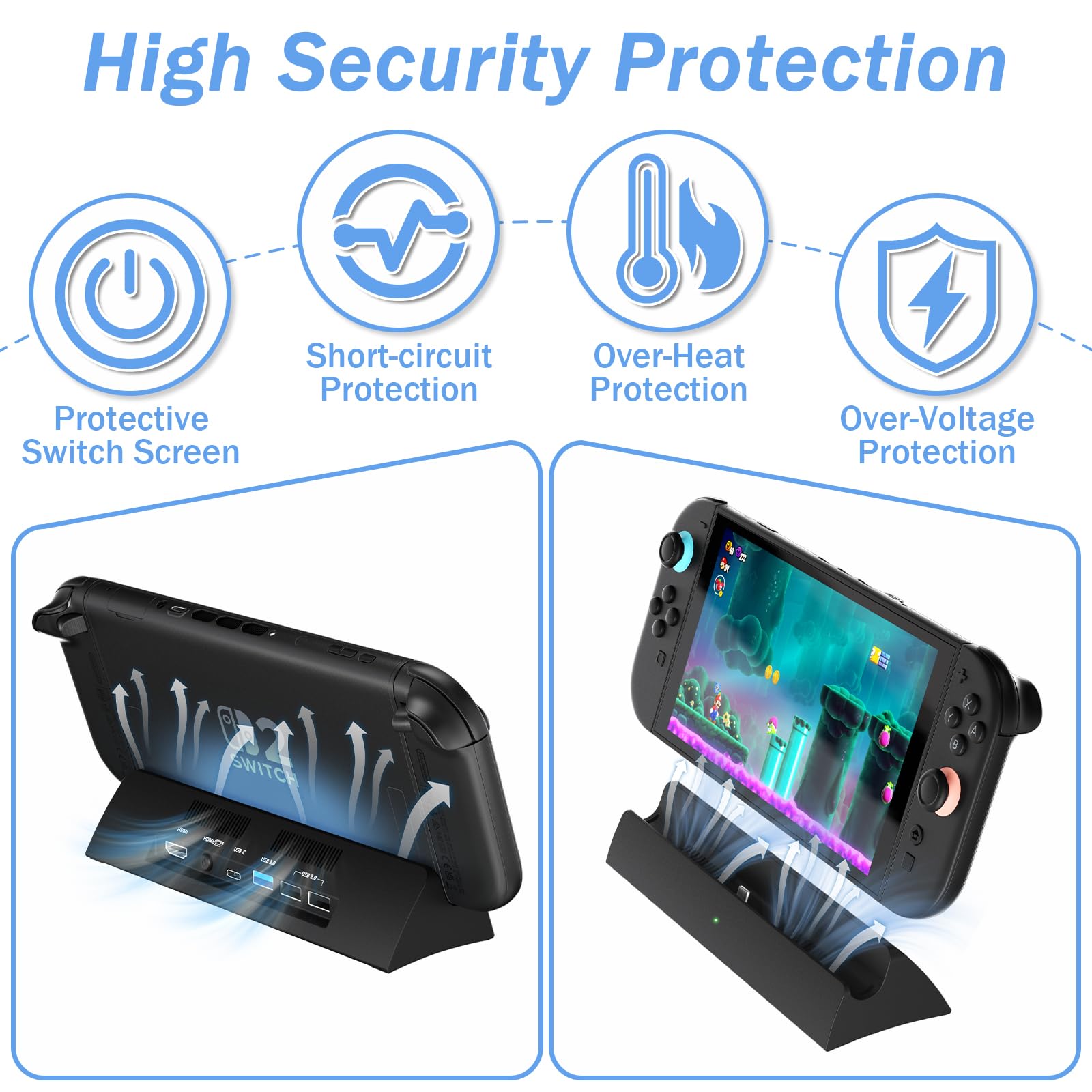 Snapklik.com : TV Dock Station For Switch 2,Replacement For Official ...