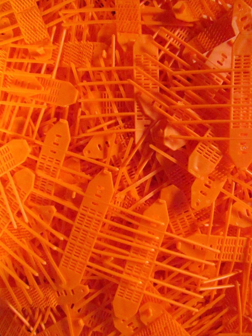 100 pcs anti-biting cuffs in orange, re against deer bites – BigaMart