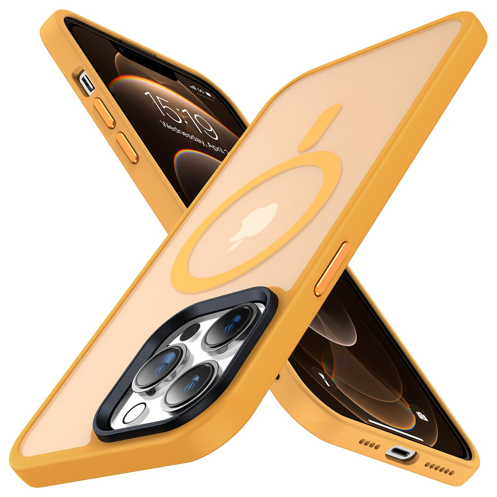 Meifigno Magic Mag Series for iPhone 12 & iPhone 12 Pro Case, [Military ...