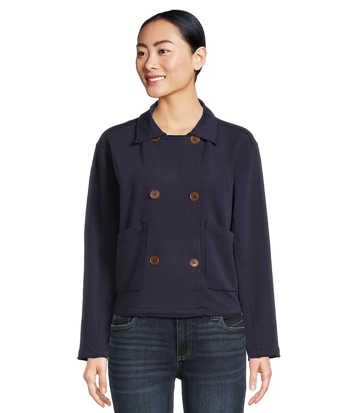 Women's Mod-o-doc Long Sleeves Double Breasted Crop Jacket | 6pm