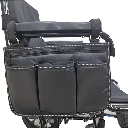 Amazon.com: easy-you Wheelchair Side Organizer Storage Bag Wheelchair ...