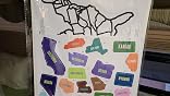 Amazon.com: RV State Map Sticker Travel Map - 11" x 17", Explore & Mark ...