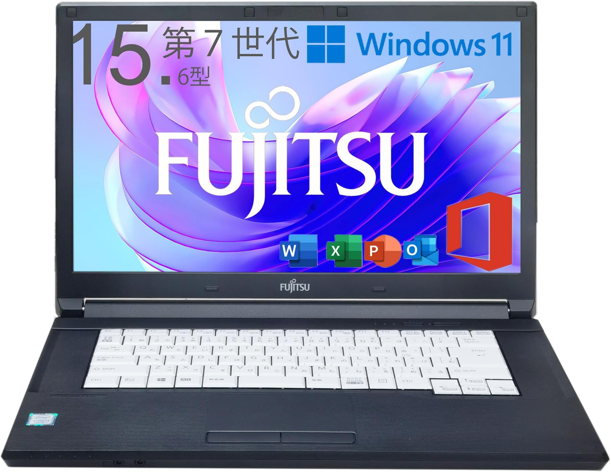 Amazon.co.jp: 【整備済み品】 FUJITSU LIFEBOOK ノートパソコン office搭載 Windows10 大画面 ...