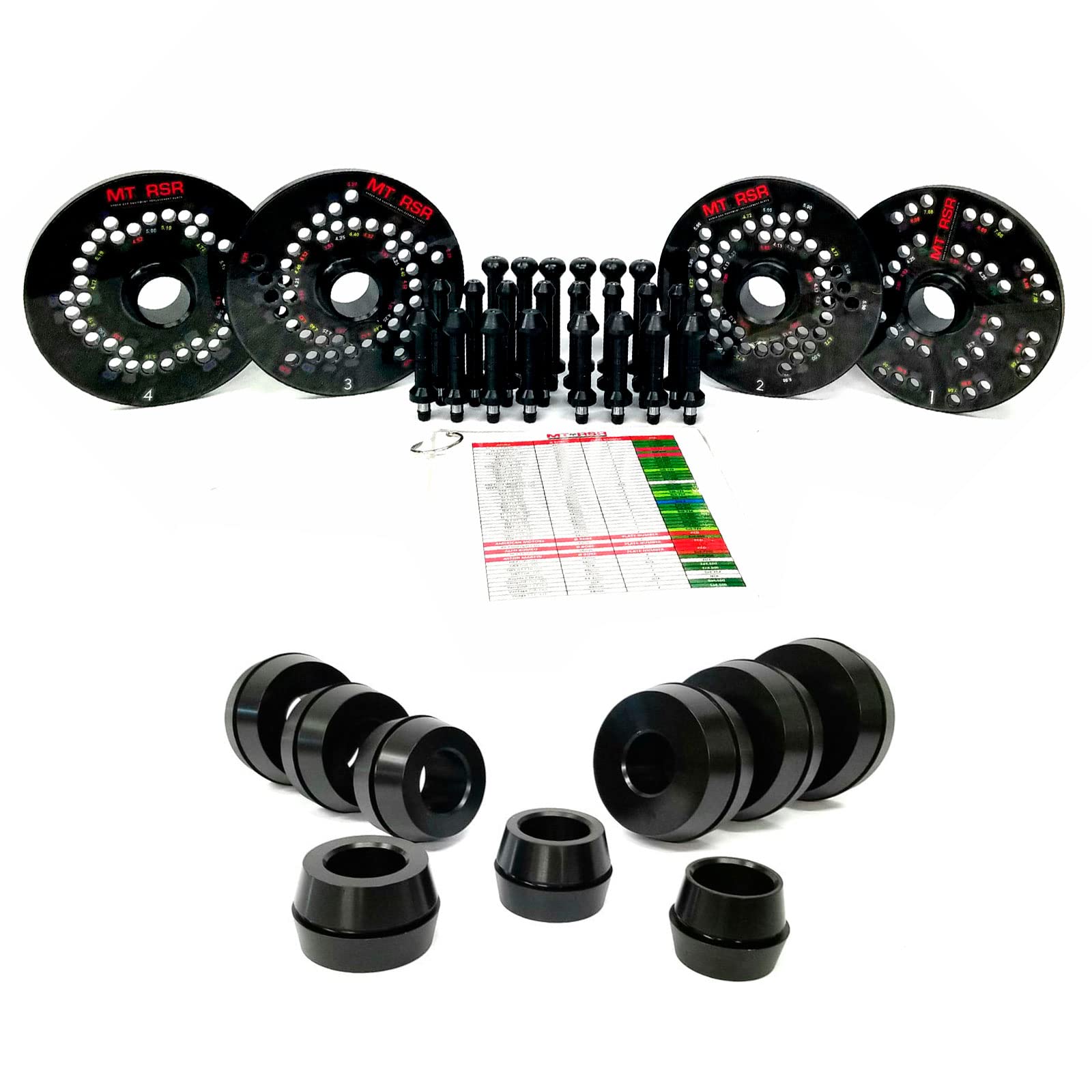 Amazon.com: Wheel Balancer 40mm Shaft Complete Lug Centric Flange & Pin ...