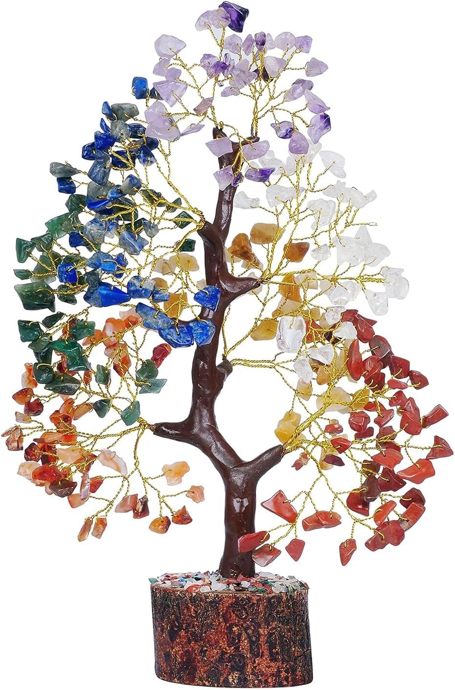 Buy Crystu Rose Quartz Stone Tree 500 Beads Crystal Tree Stone Tree ...