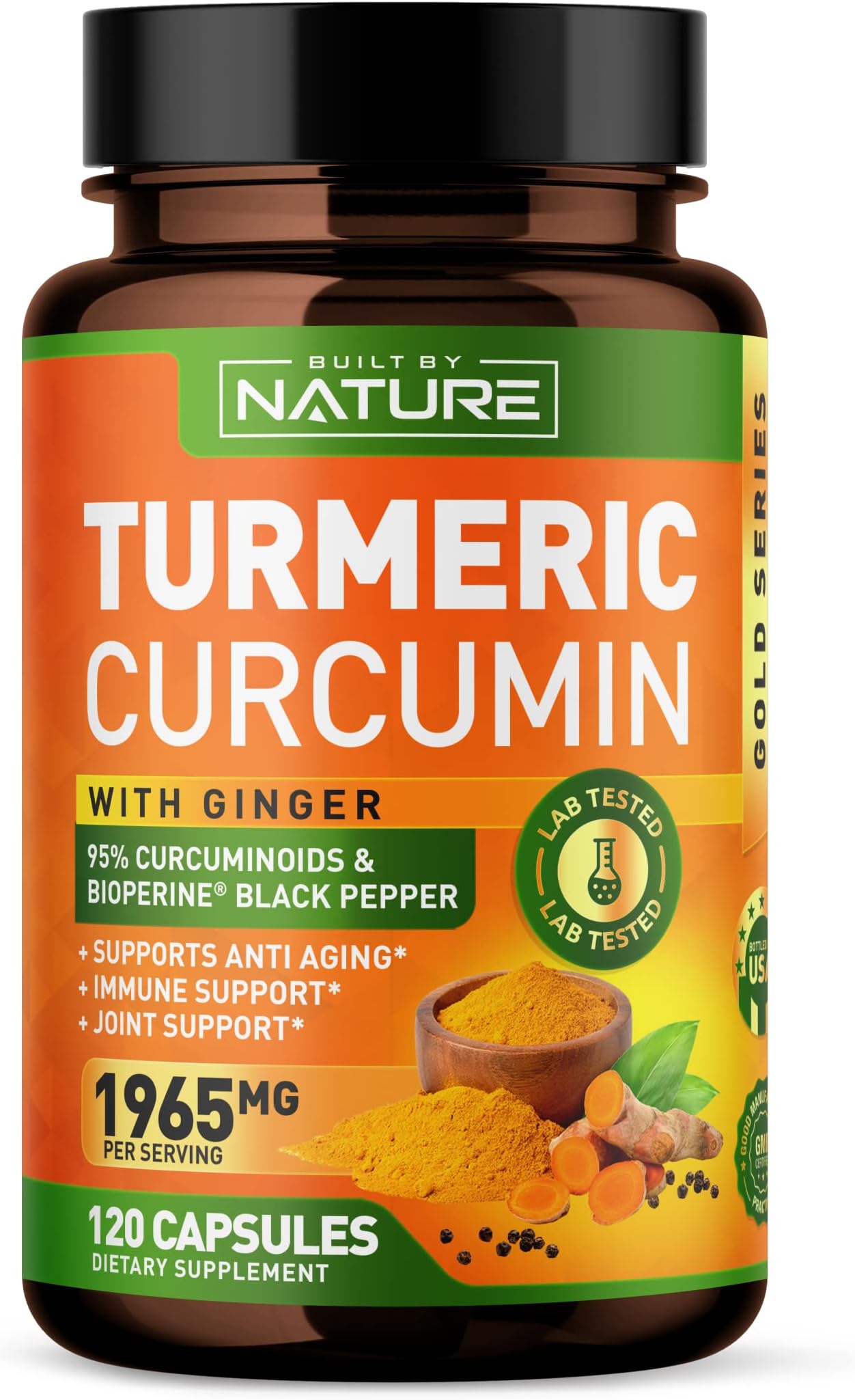 Amazon.com: Turmeric Curcumin with BioPerine & Ginger 95% Standardized ...