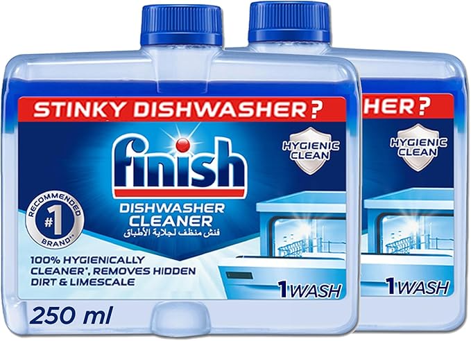 Finish Dishwasher Machine Cleaner 250ml, Pack of 2 : Buy Online at Best ...