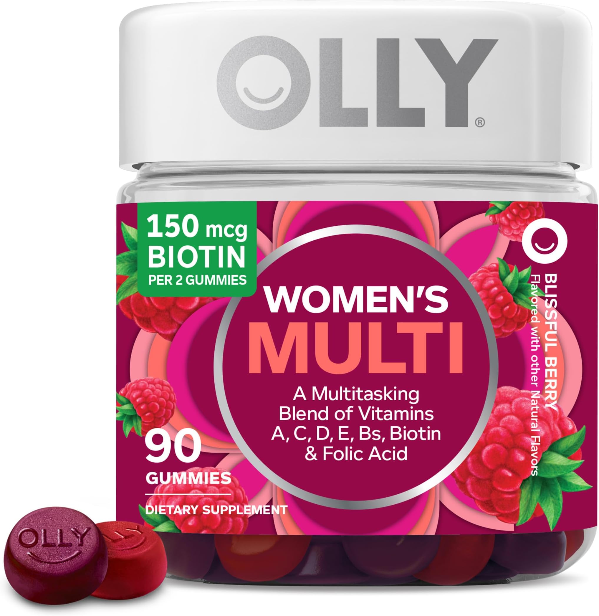 Amazon.com: OLLY Women's Multivitamin Gummy, Vitamins A, D, C, E ...