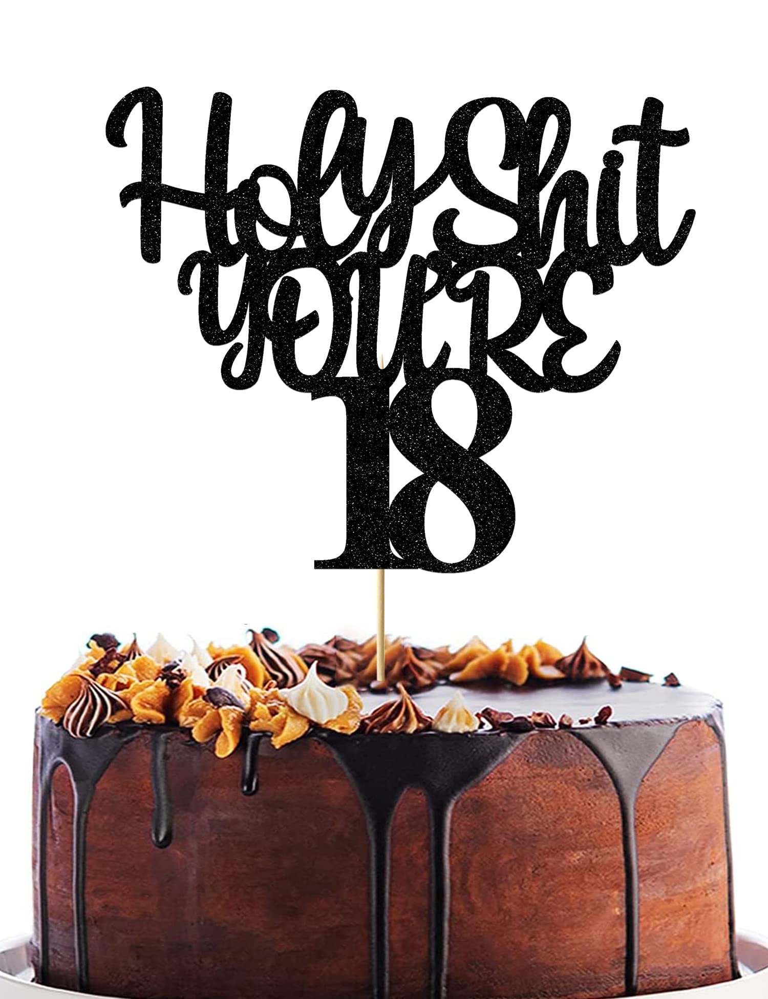 Snapklik.com : Holy Shit Youre 18 Cake Topper 18th Birthday Cake ...